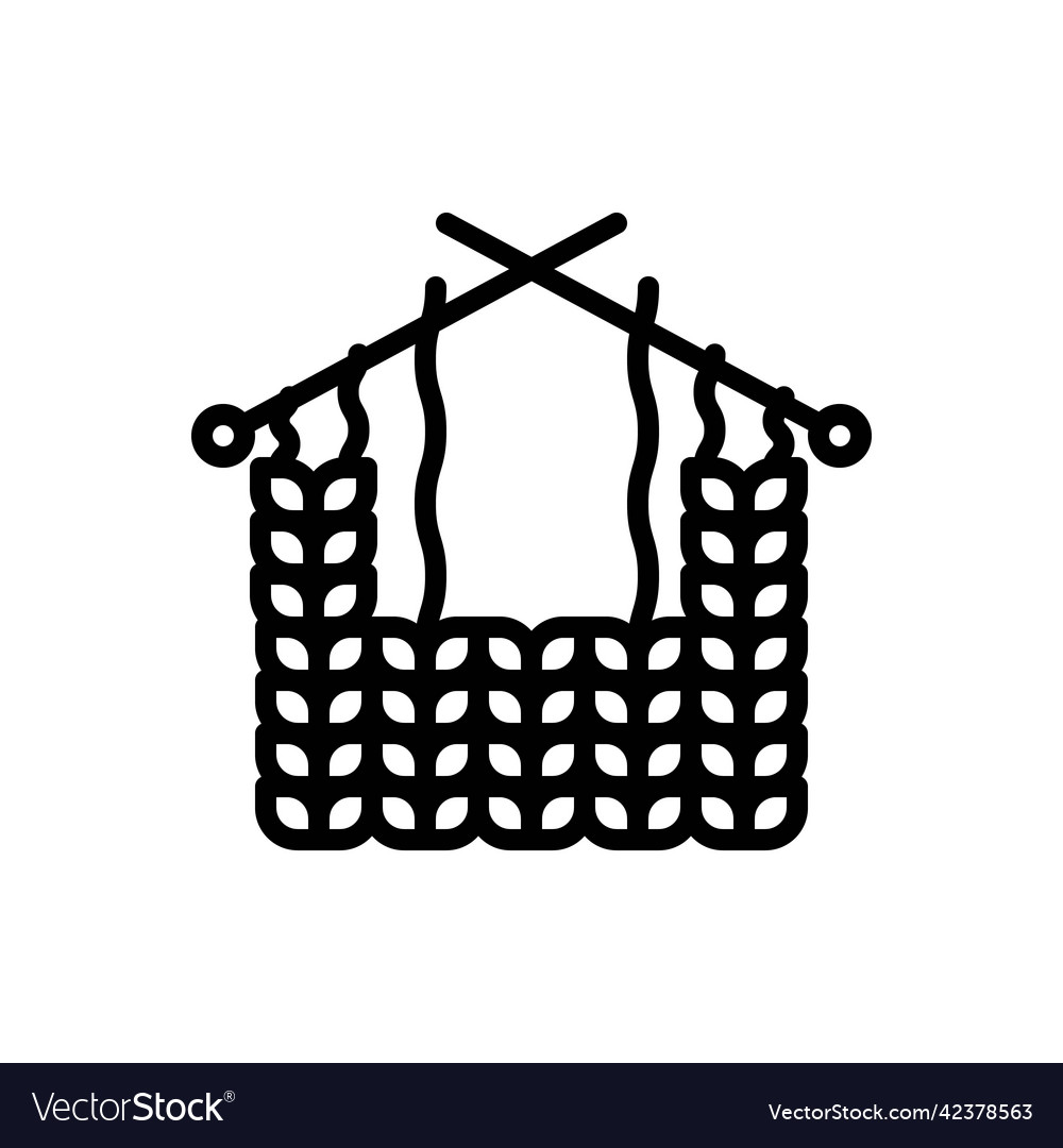 Knitting Royalty Free Vector Image - VectorStock