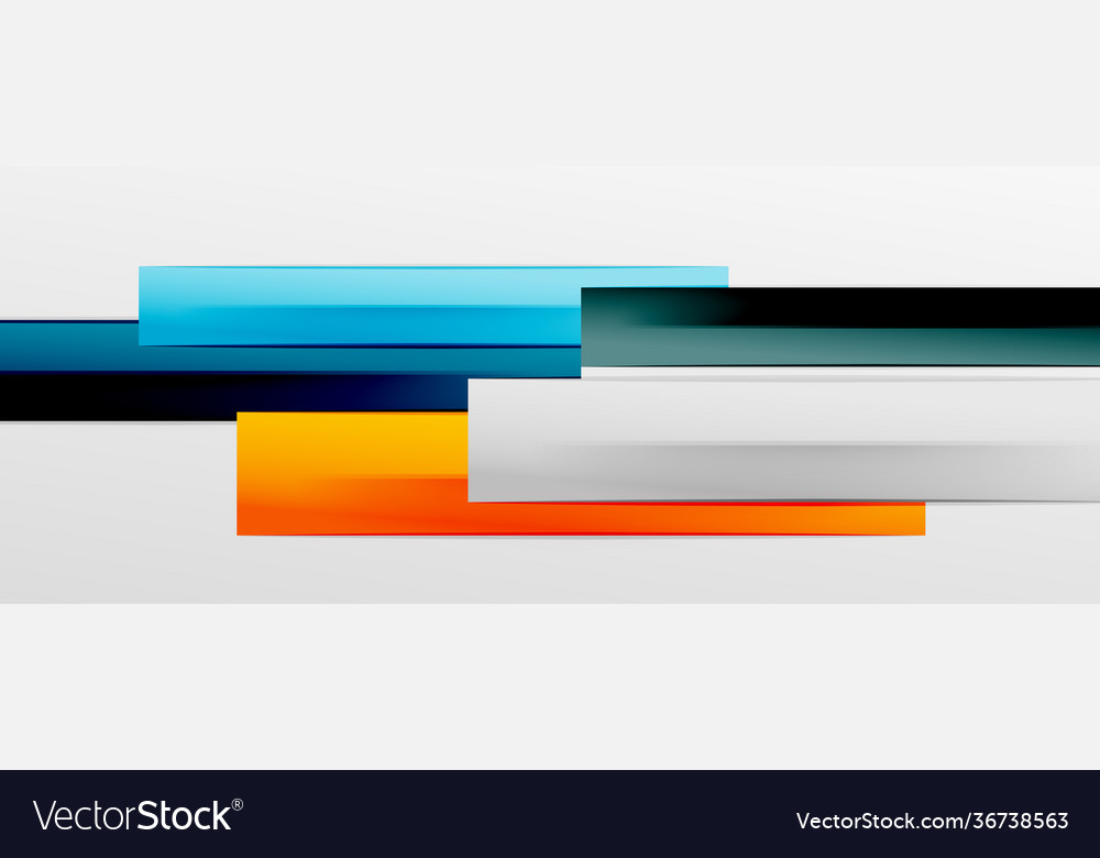 Multicolored lines background design template Vector Image