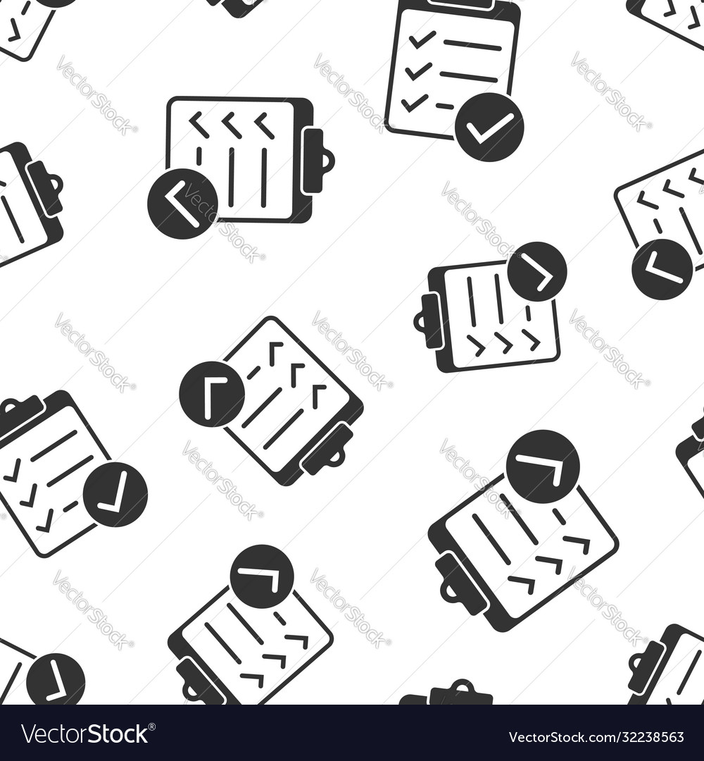 To do list icon in flat style document checklist Vector Image