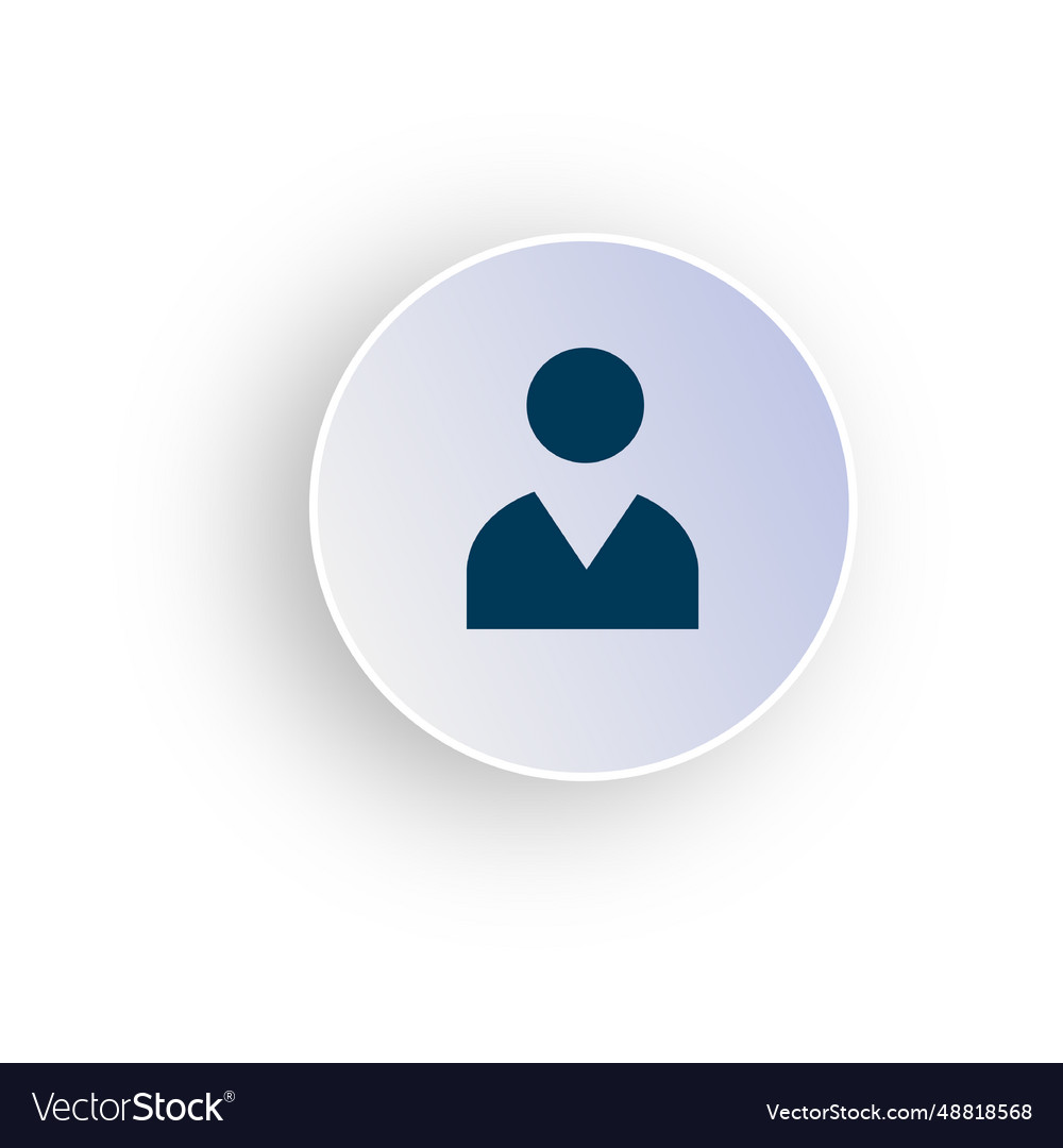 Executive circle icon Royalty Free Vector Image