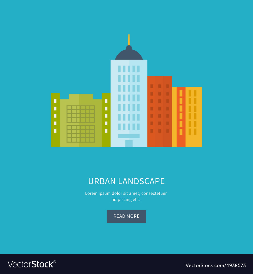 Flat design modern icons set Royalty Free Vector Image