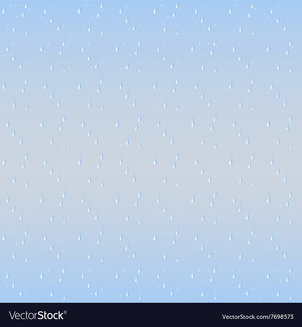 Rain drops seamless background Royalty Free Vector Image