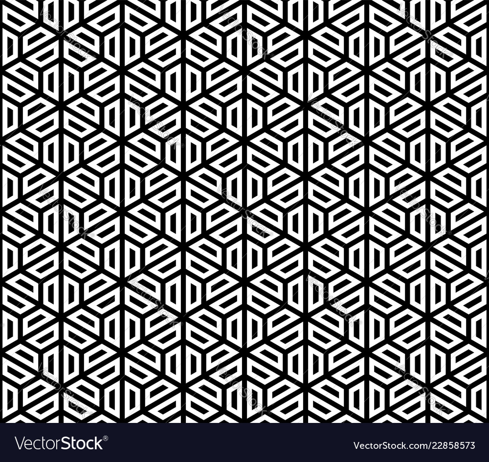 Seamless Pattern Based On Japanese Ornament Kumiko