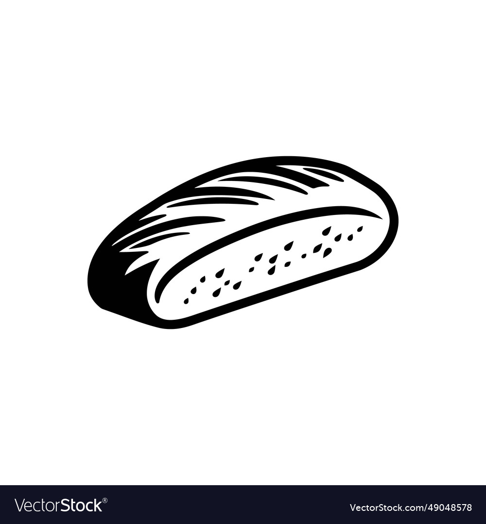 Bread loaf set Royalty Free Vector Image - VectorStock
