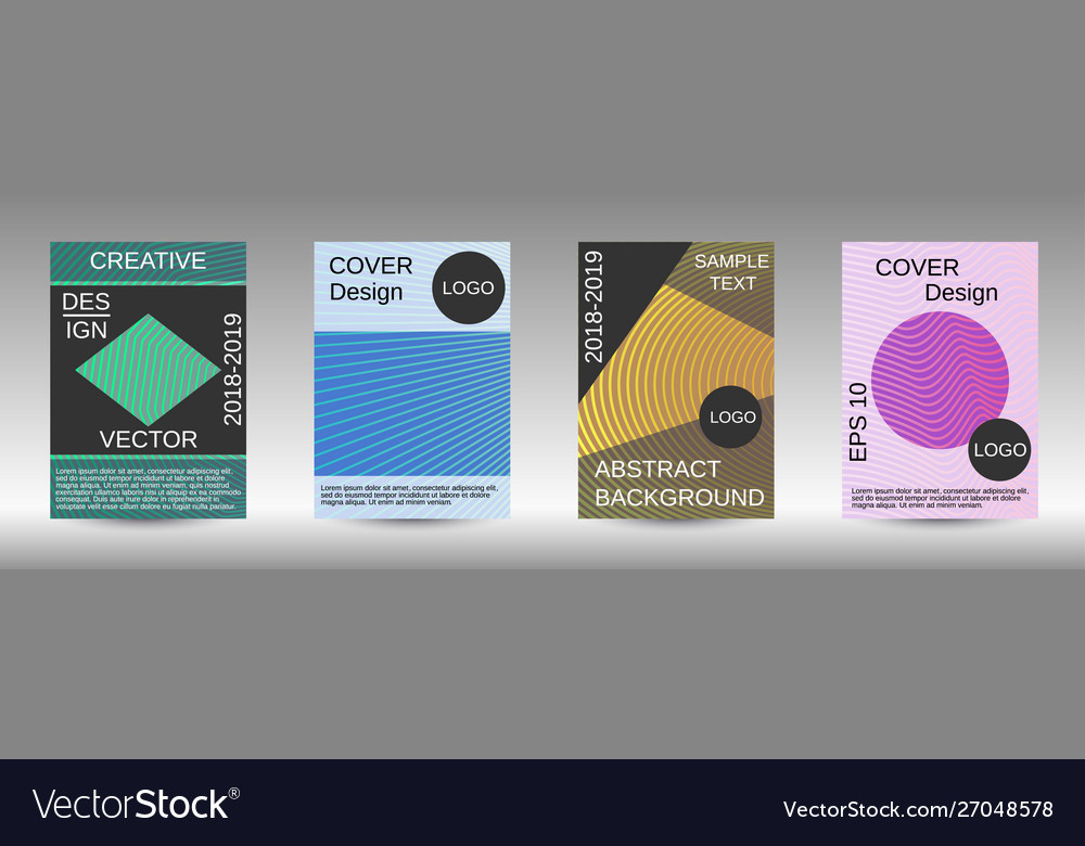 Creative backgrounds with abstract gradient linear