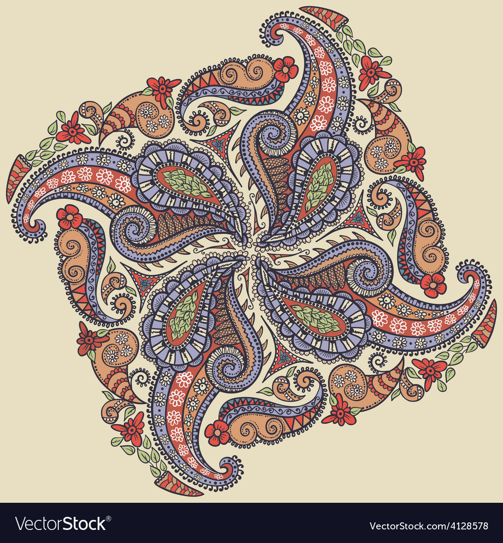 Elegant lace pattern Royalty Free Vector Image