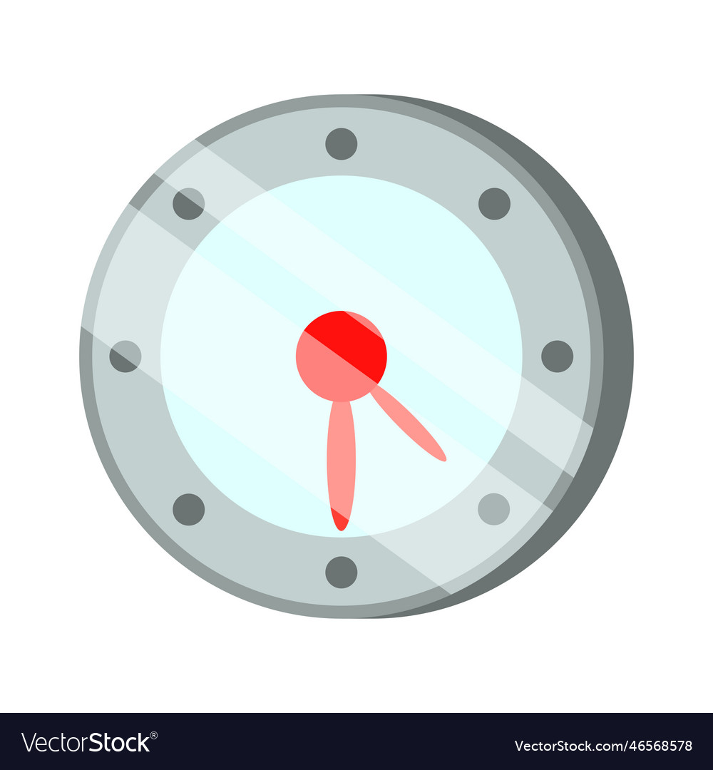 Flat clock Royalty Free Vector Image - VectorStock