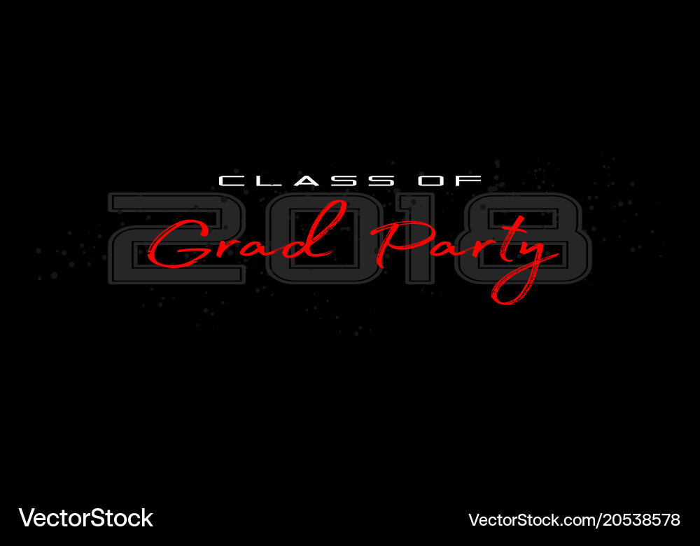 Graduation label text for graduation design Vector Image