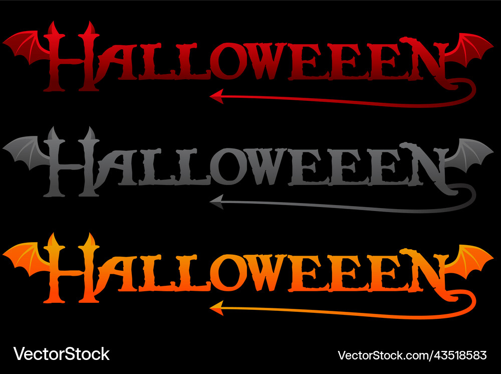 Halloween Word Art