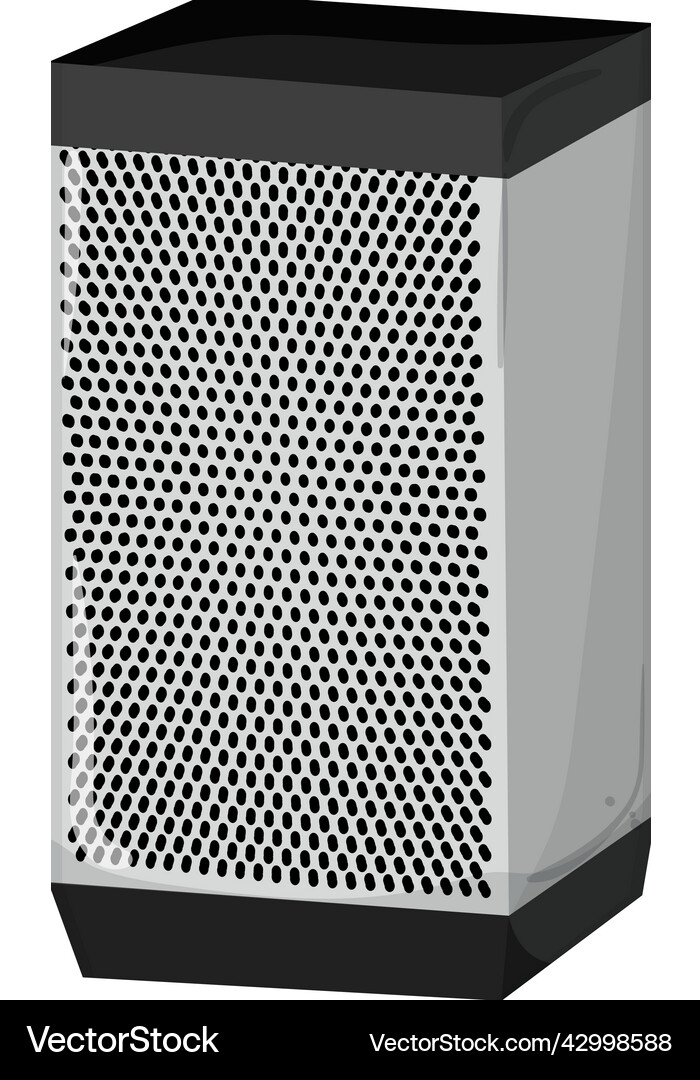 Bedroom ionizer air cartoon Royalty Free Vector Image