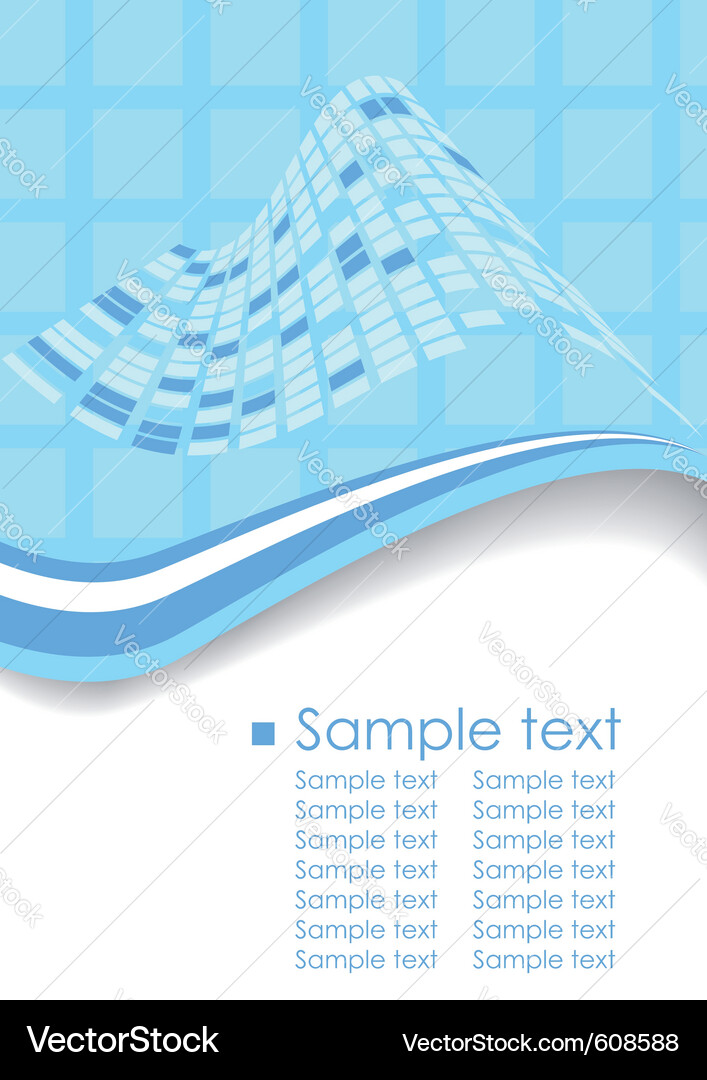 Business card in blue color format Royalty Free Vector Image