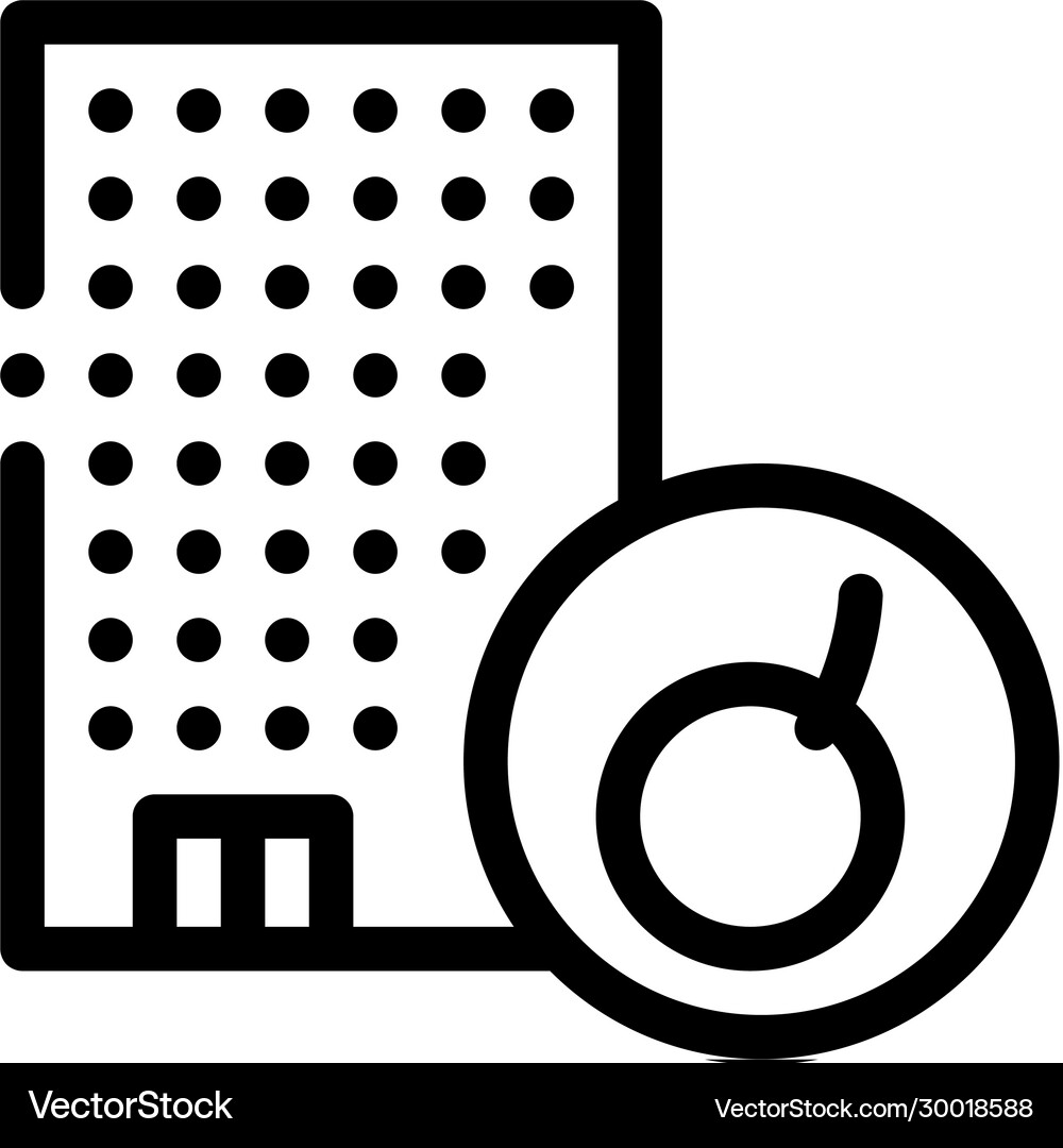 House bomb crash icon outline Royalty Free Vector Image