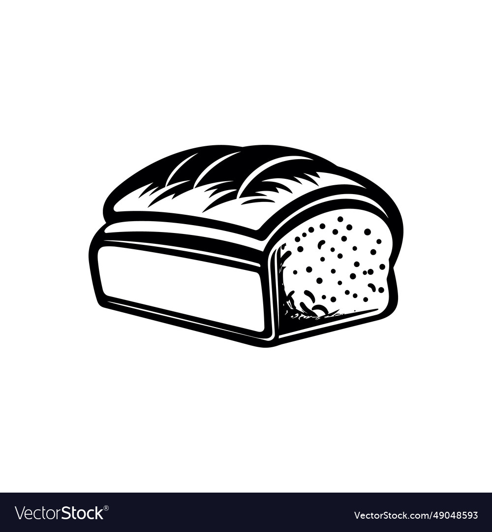 Artistic bread sketch elements Royalty Free Vector Image