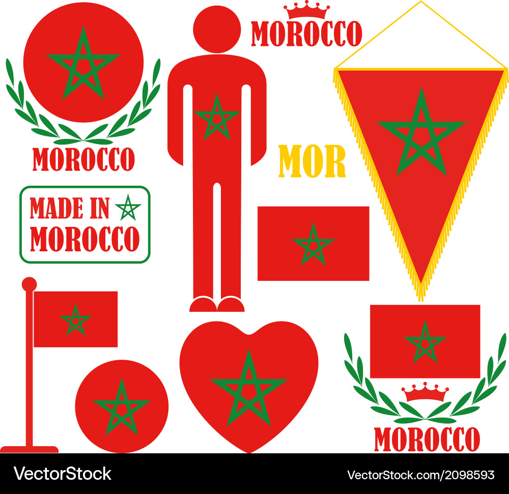 Morocco Royalty Free Vector Image - VectorStock