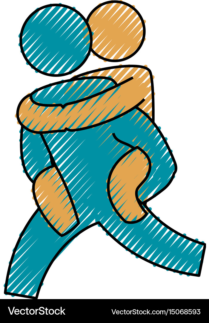 Person helping someone Royalty Free Vector Image