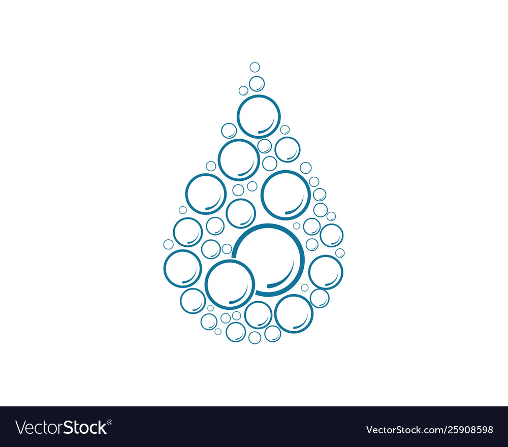 Bubble water Royalty Free Vector Image - VectorStock