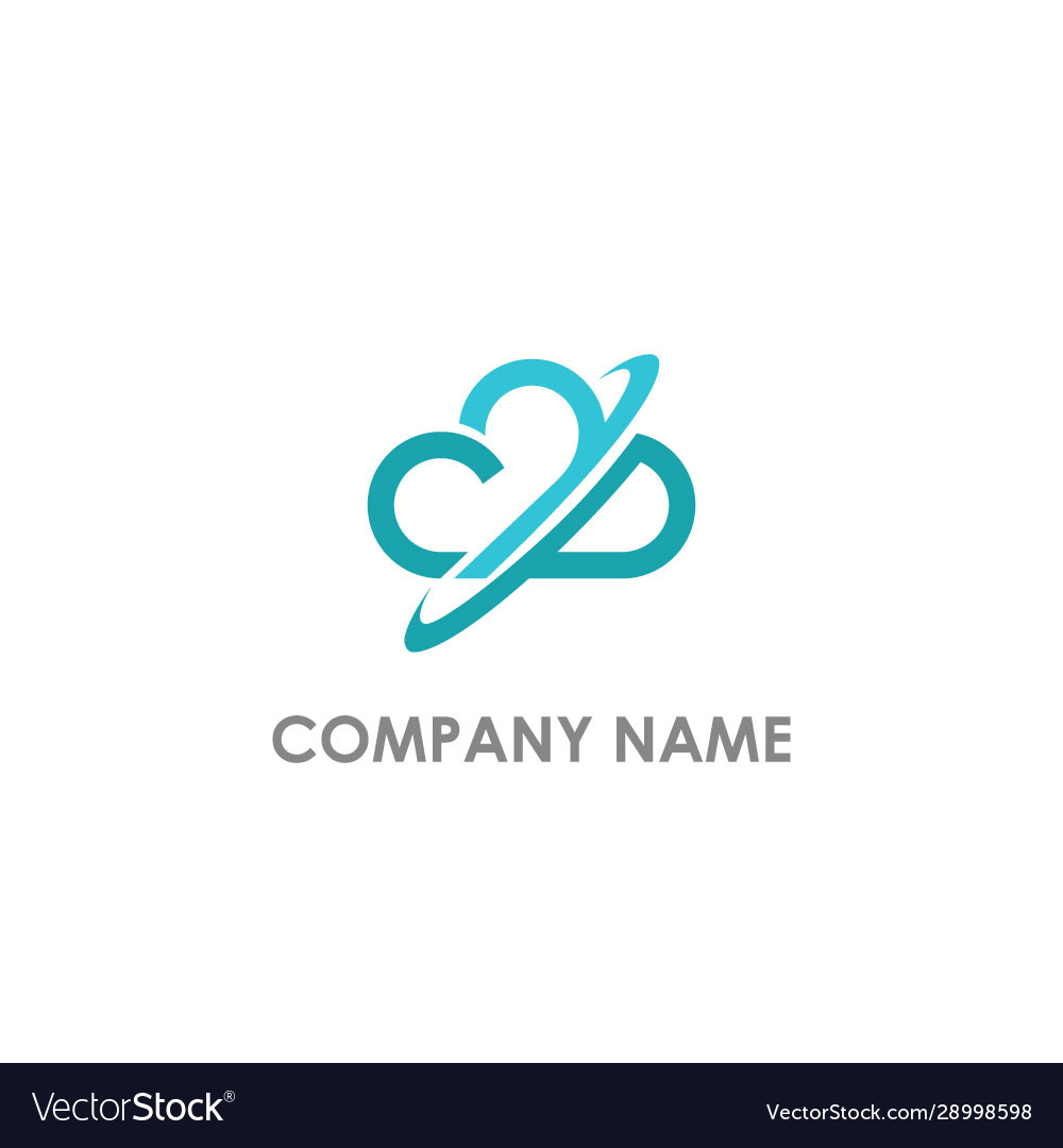 Cloud abstract technology logo Royalty Free Vector Image