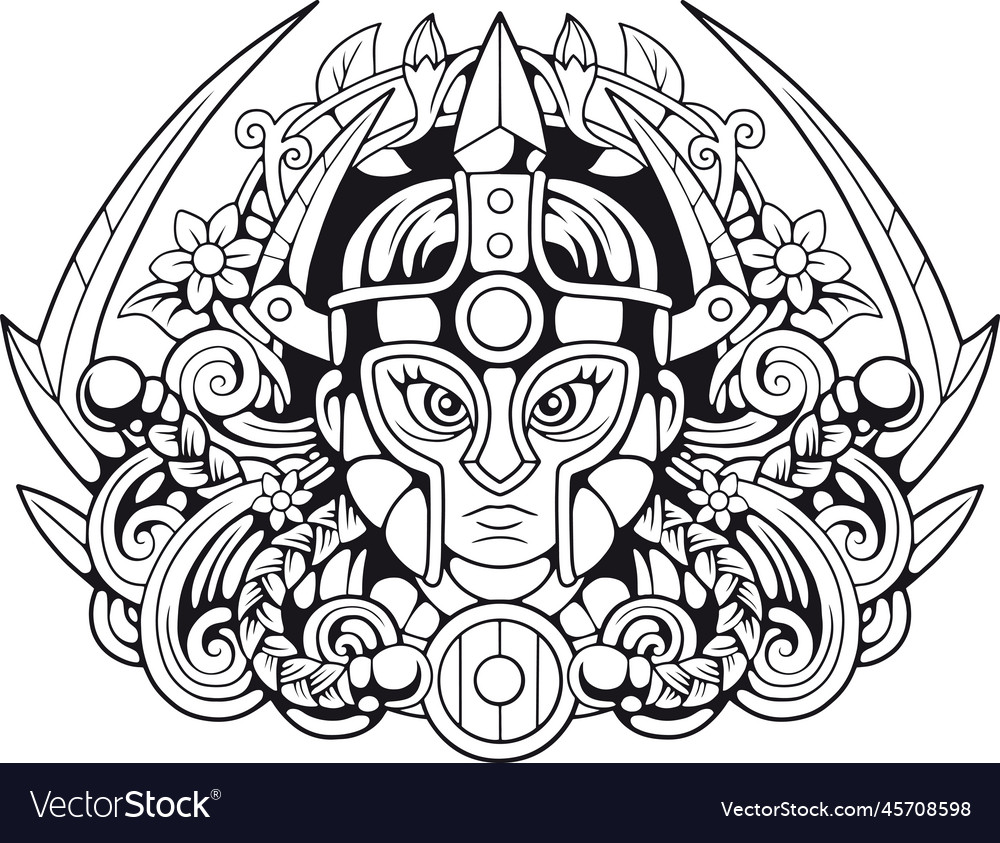 Cute amazon Royalty Free Vector Image - VectorStock