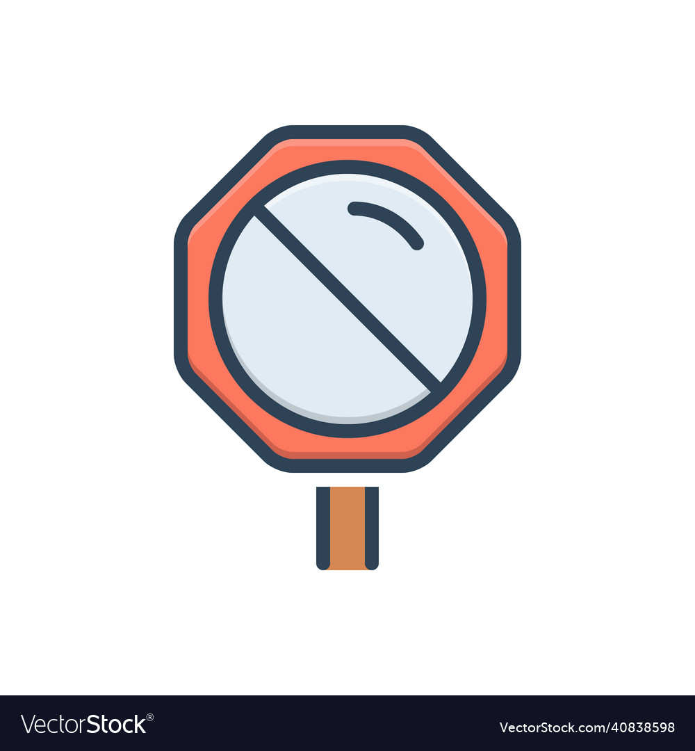 Stop Royalty Free Vector Image - VectorStock