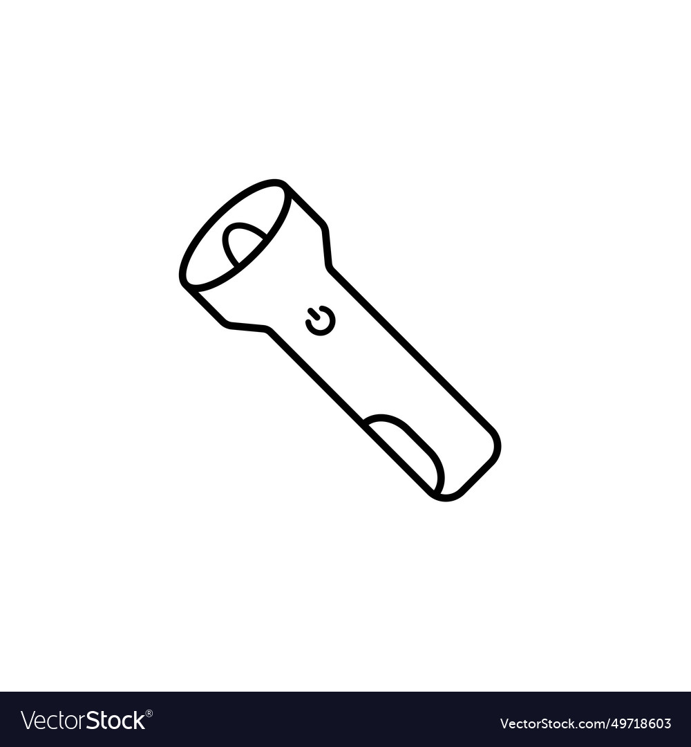 Flashlight icon Royalty Free Vector Image - VectorStock