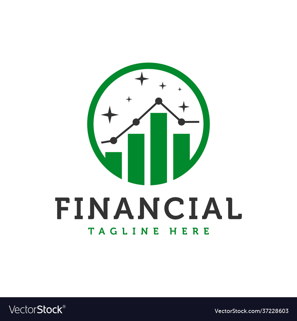 Statistical data modern logo Royalty Free Vector Image