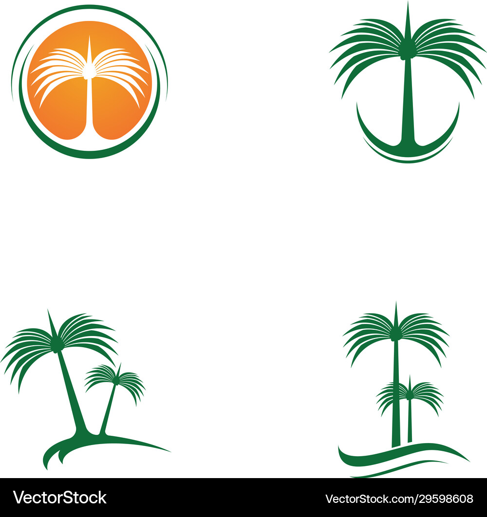 Date tree icon logo Royalty Free Vector Image - VectorStock