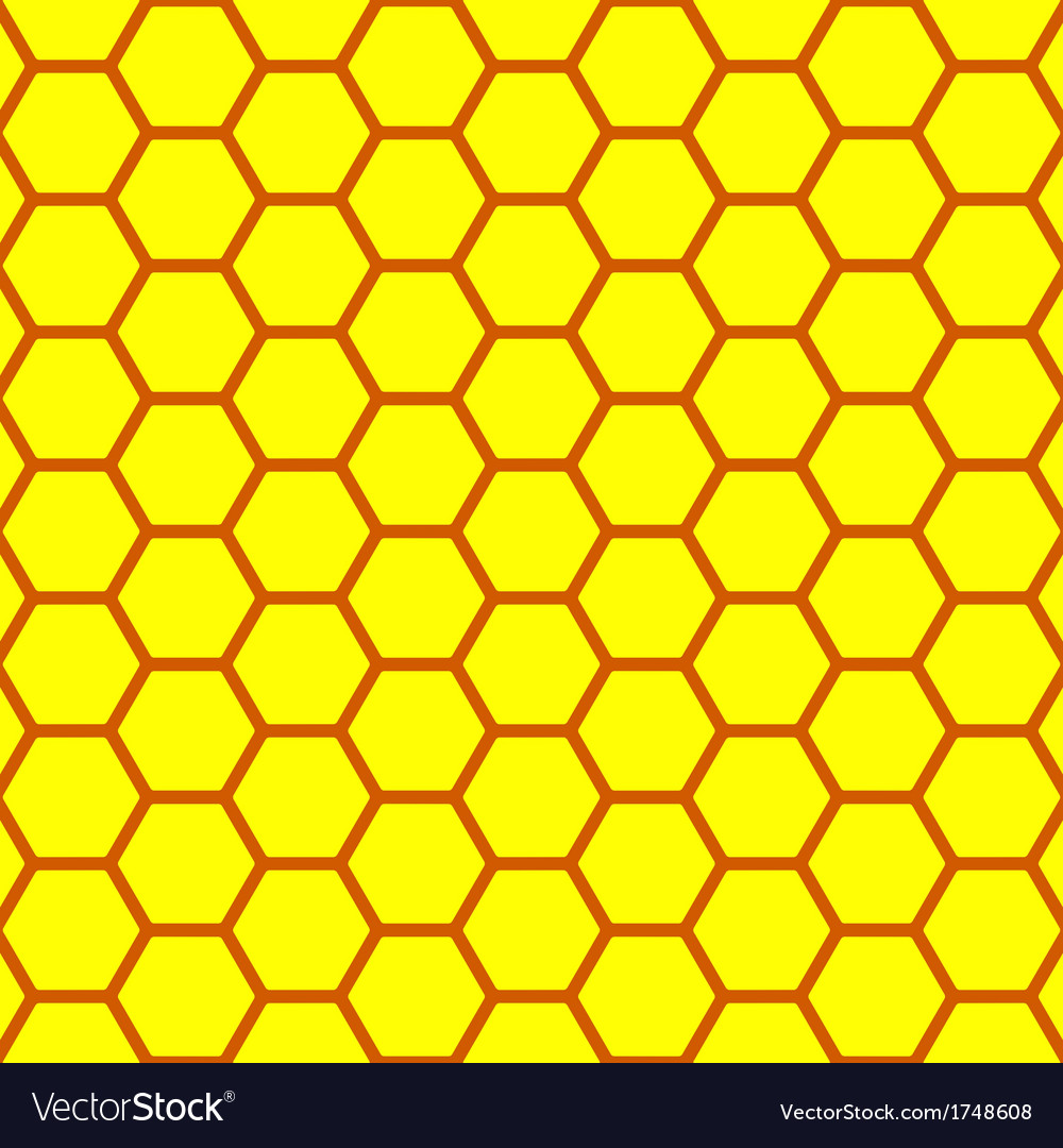 Honeycomb pattern Royalty Free Vector Image - VectorStock