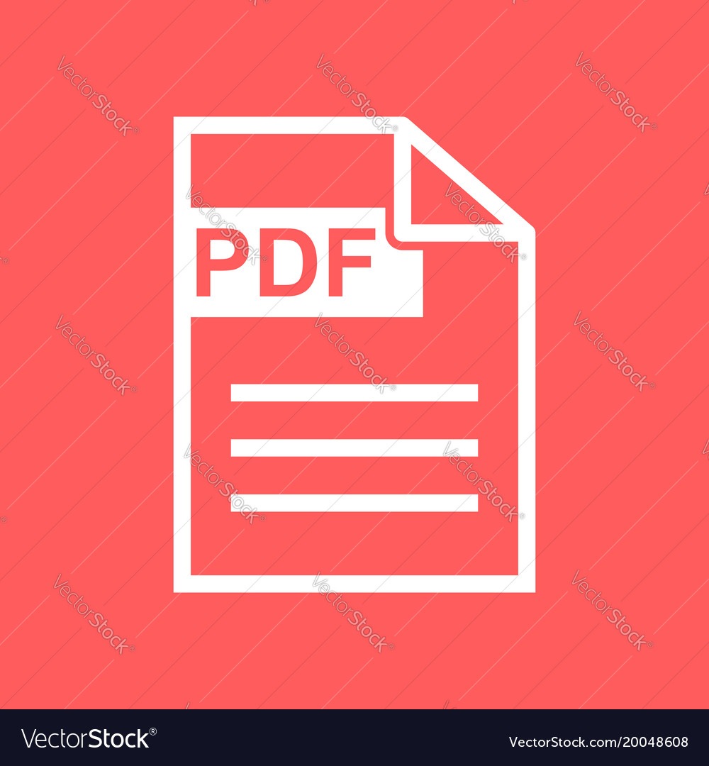 Pdf download icon simple flat pictograph Vector Image Pdf download icon simple flat pictograph Vector Image