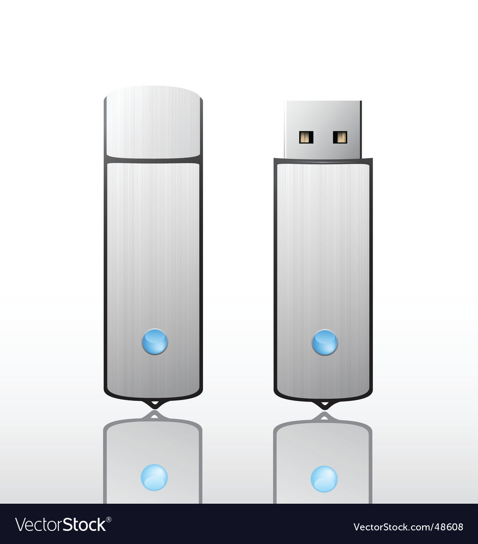 Usb flash drive Royalty Free Vector Image - VectorStock