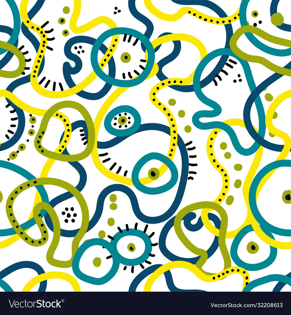 Colored lines pattern geometric summer pattern Vector Image