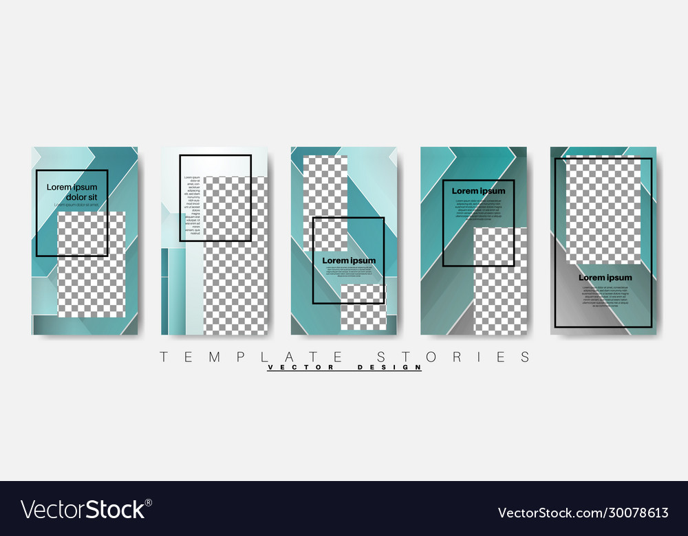 Editable story background template Royalty Free Vector Image