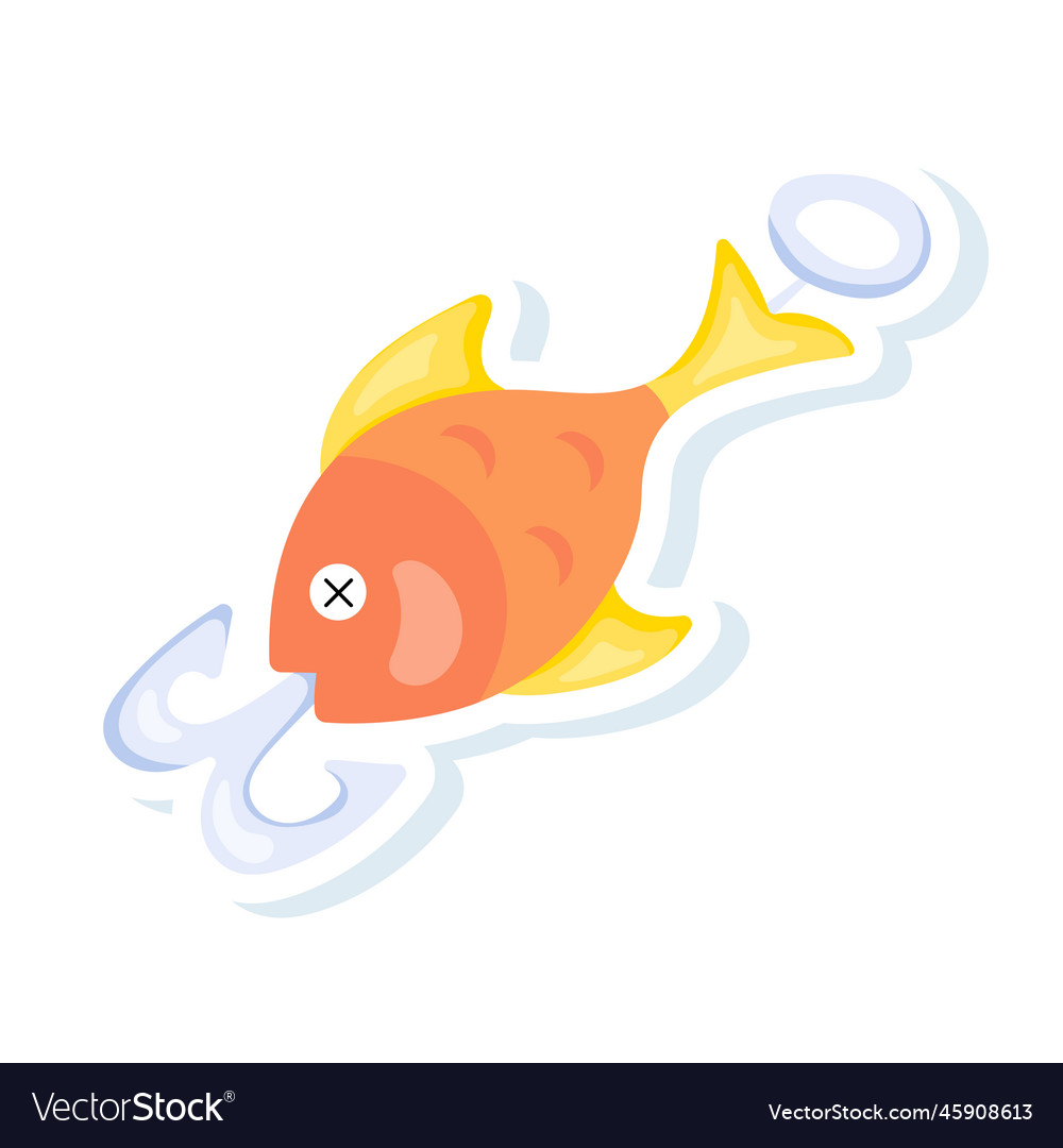 Fish bait Royalty Free Vector Image - VectorStock