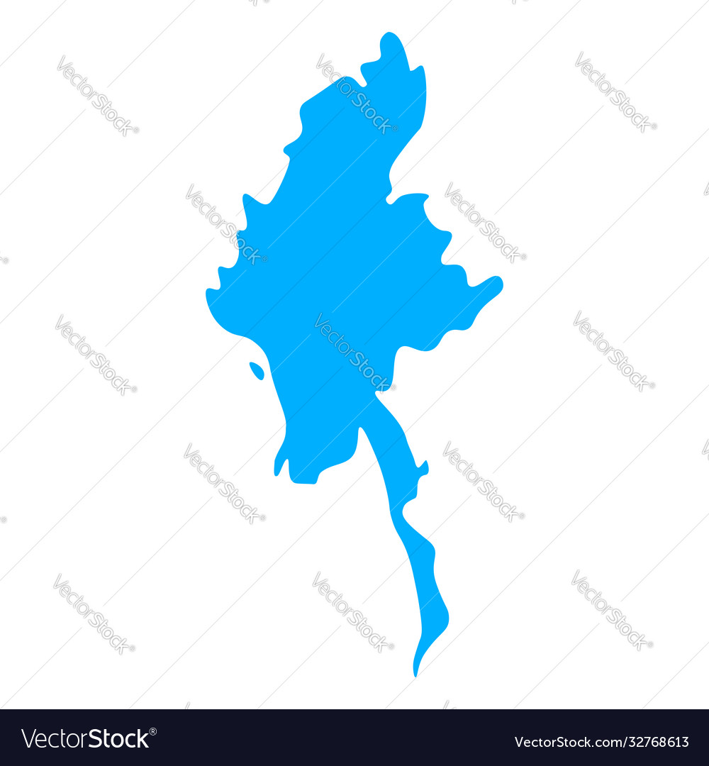 Map myanmar Royalty Free Vector Image - VectorStock