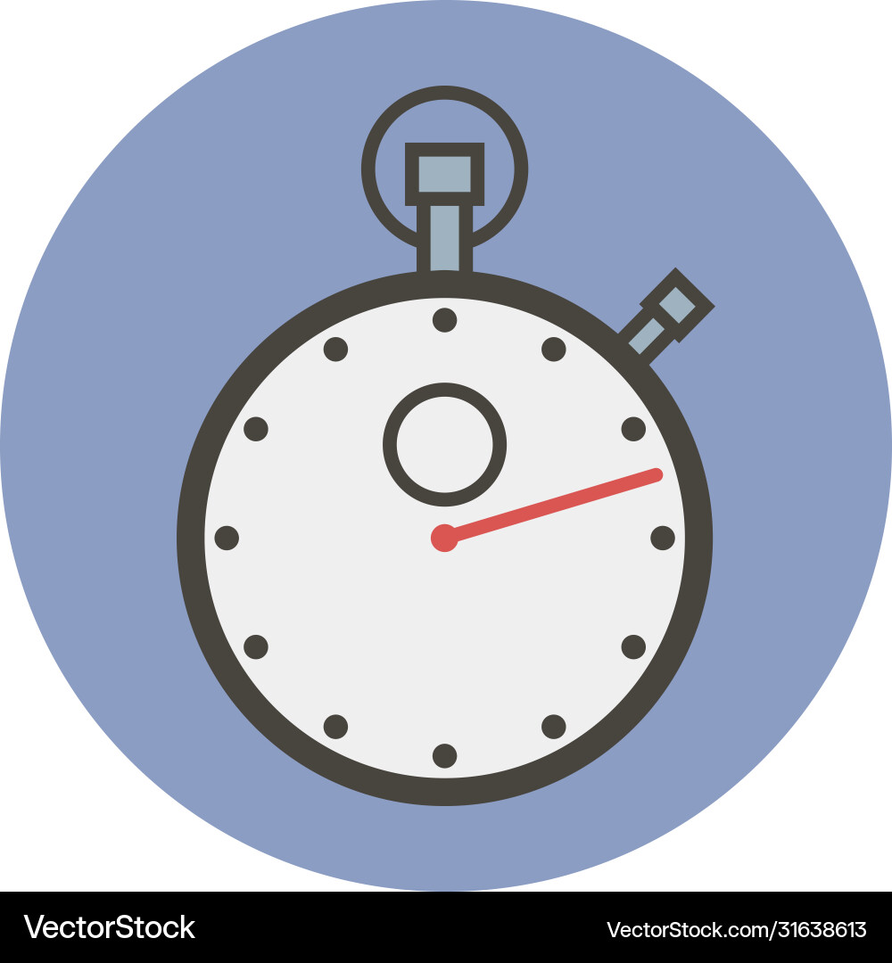 Sports stopwatch Royalty Free Vector Image - VectorStock