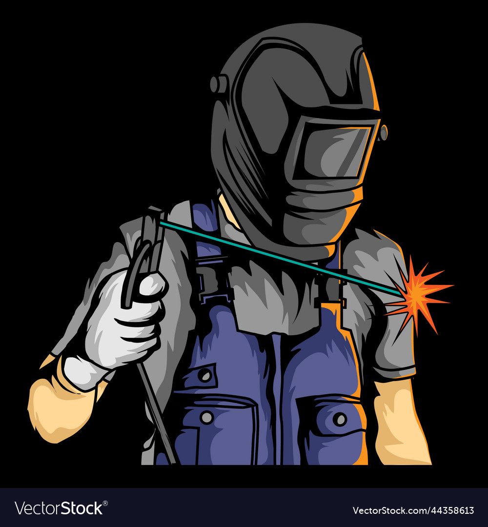 Welder Royalty Free Vector Image - VectorStock