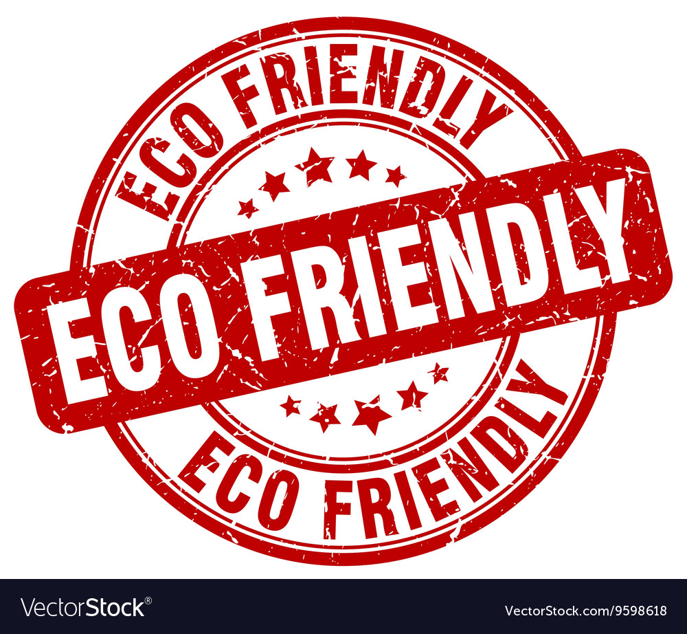Eco friendly stamp Royalty Free Vector Image - VectorStock