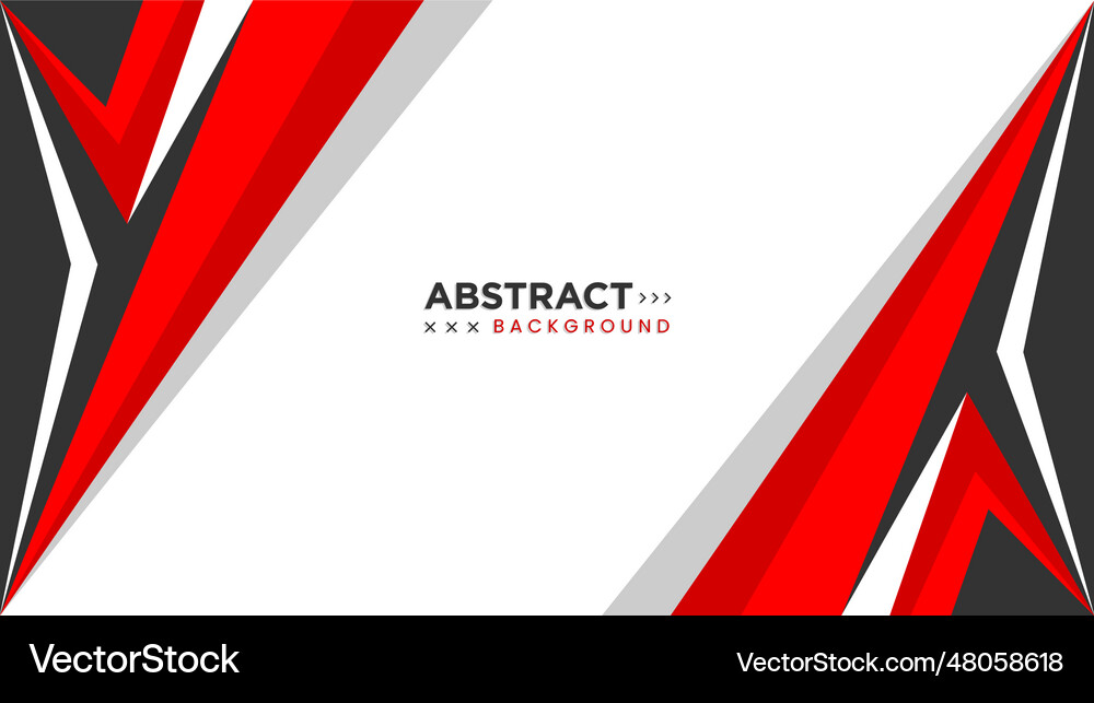 Modern abstract sport background design with red Vector Image