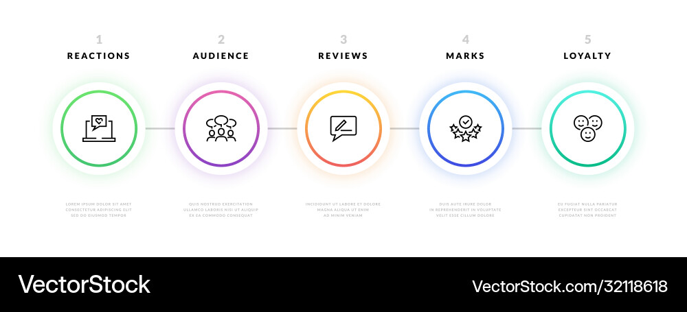 Step infographic workflow process graphic info Vector Image