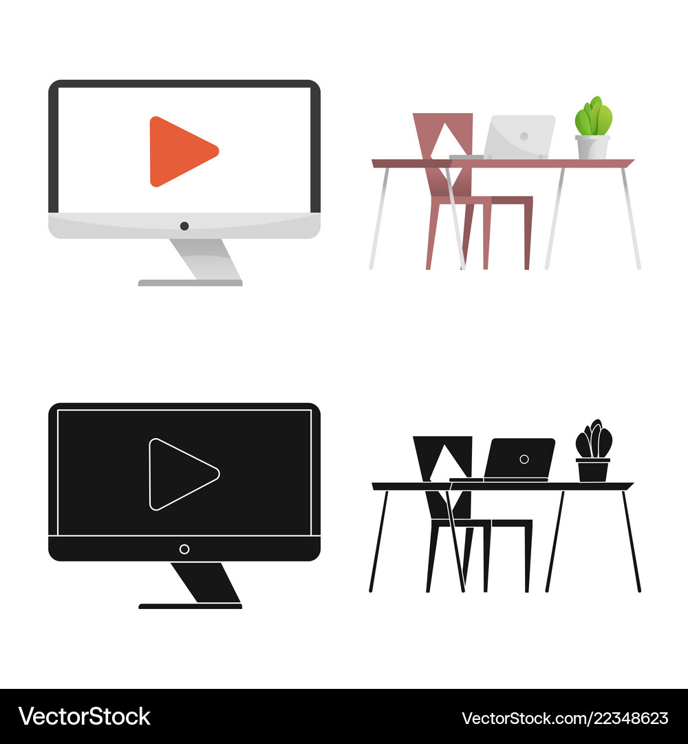 Isolated object of education and learning logo Vector Image