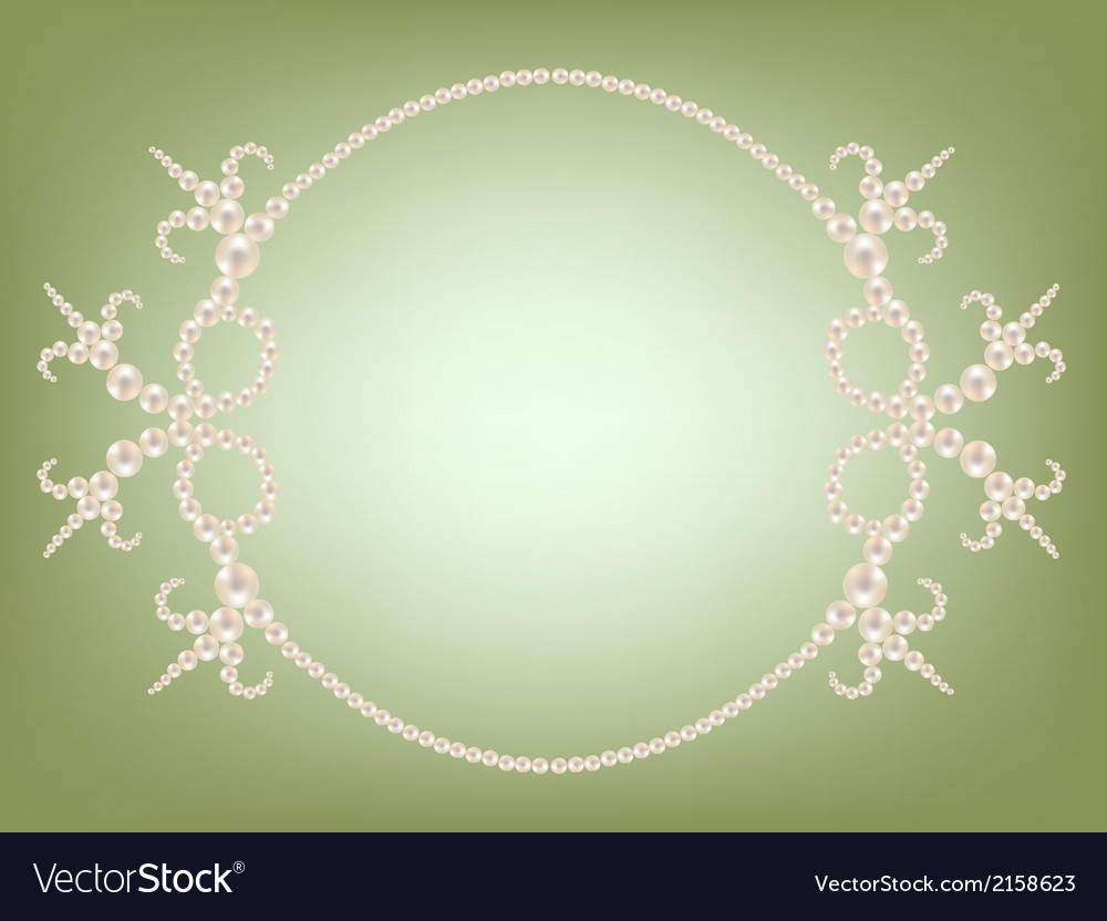 Pearl pattern Royalty Free Vector Image - VectorStock