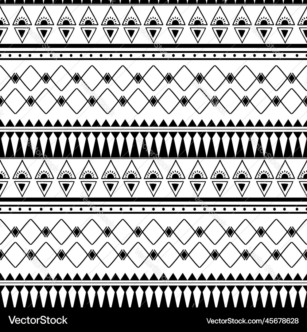Aztec tribal seamless pattern ready for fashion Vector Image