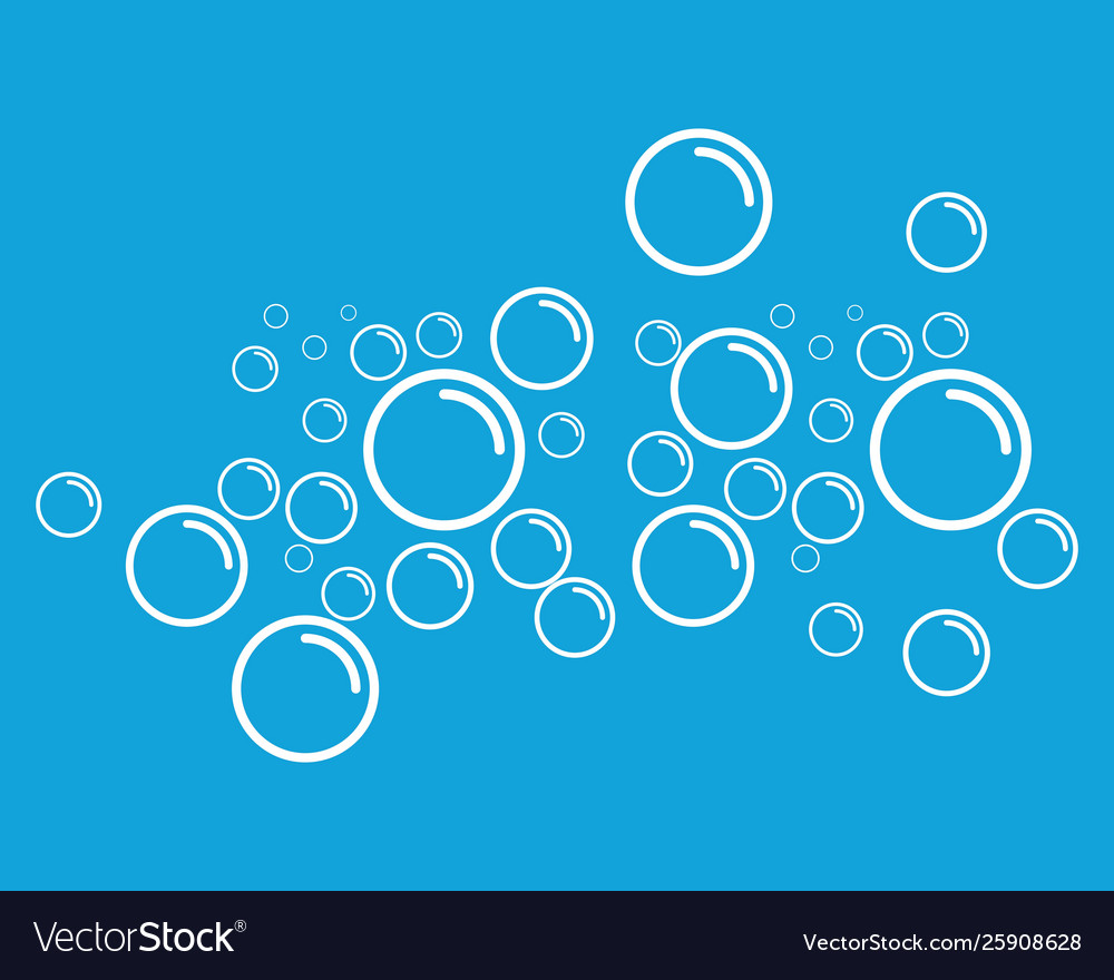 Bubble water Royalty Free Vector Image - VectorStock