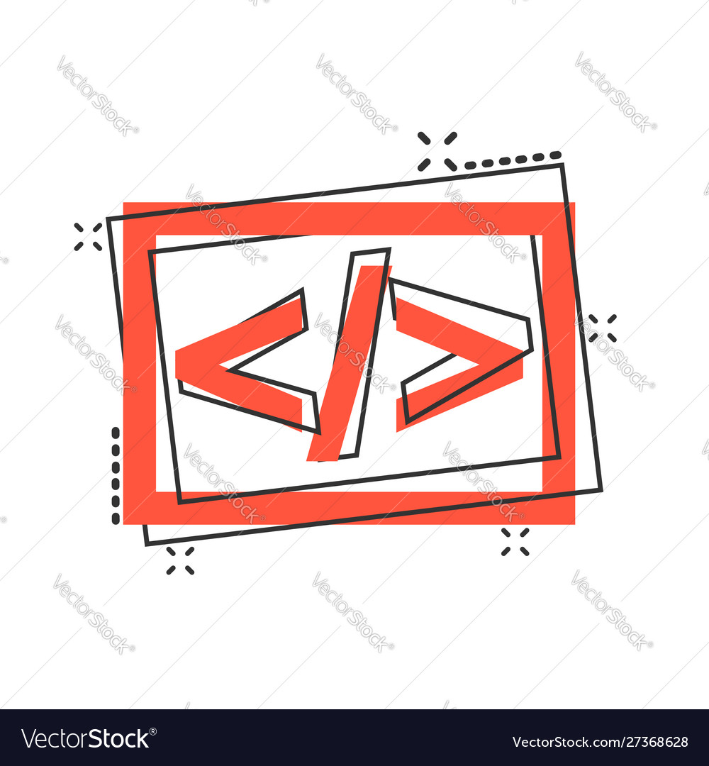 Cartoon open source icon in comic style api Vector Image