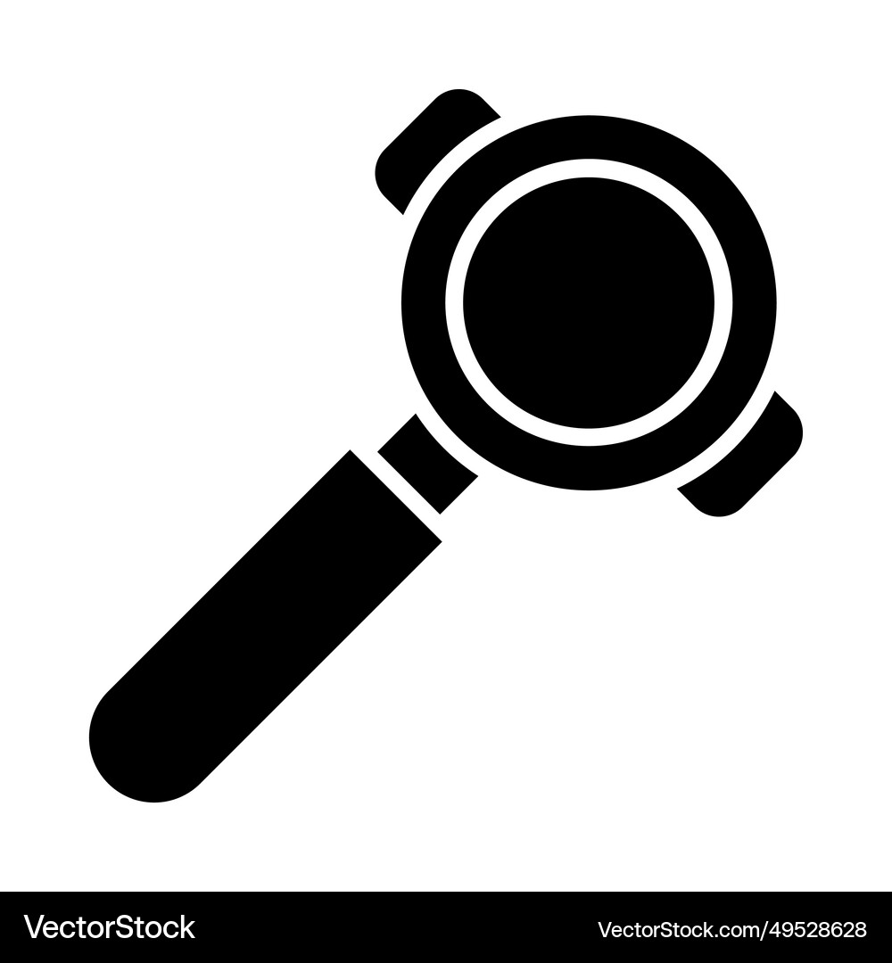 Portafilter glyph icon for personal Royalty Free Vector