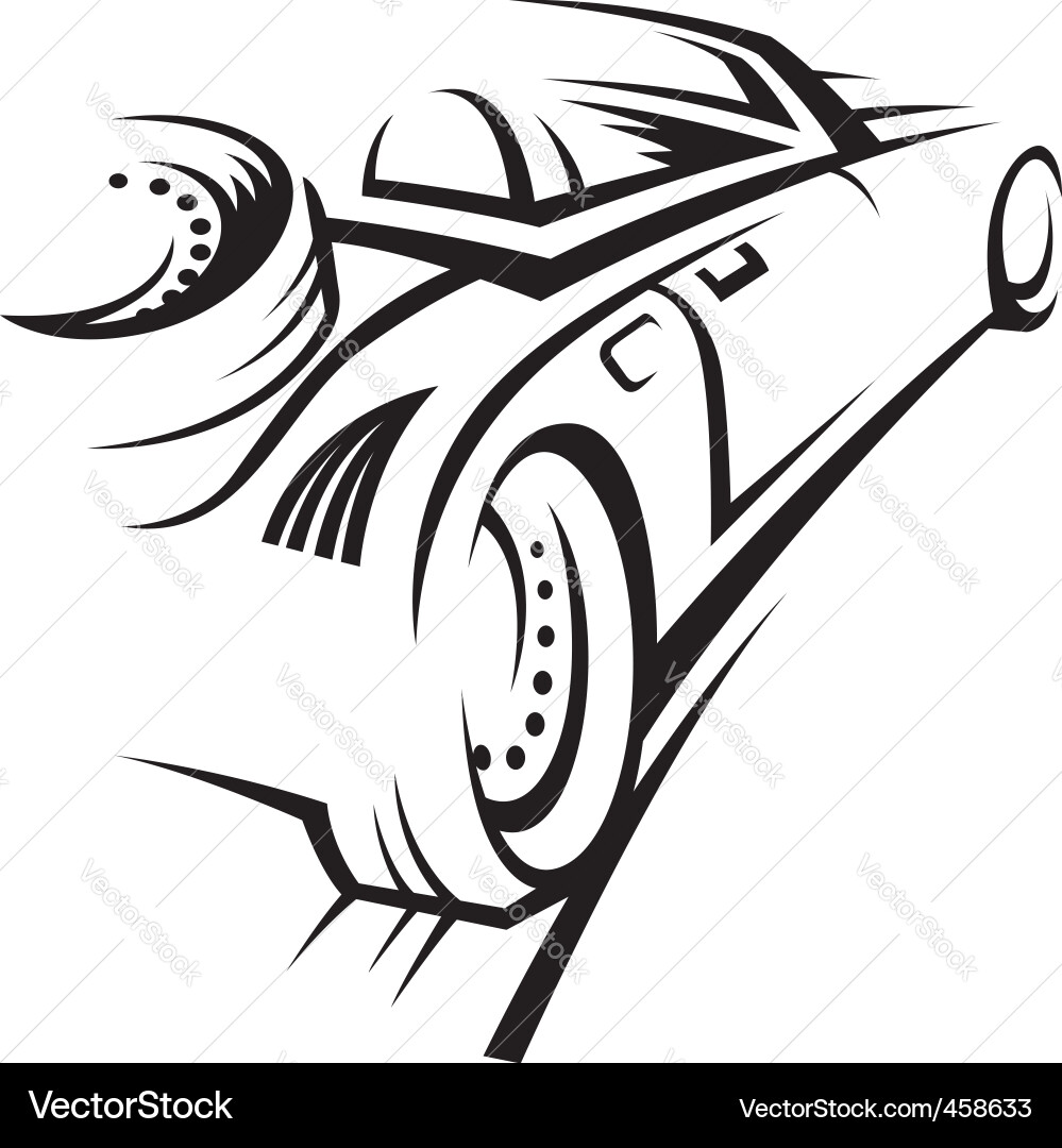 Cabriolet Royalty Free Vector Image - VectorStock