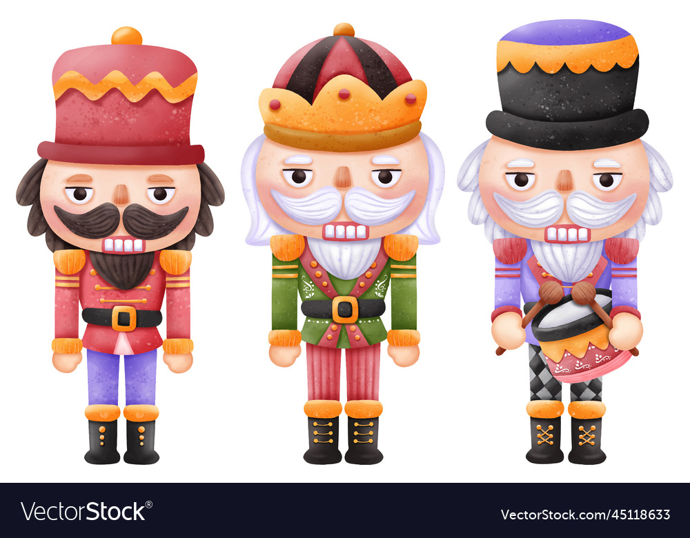 Christmas series the nutcracker Royalty Free Vector Image