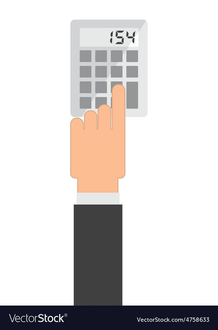 Hand user Royalty Free Vector Image - VectorStock