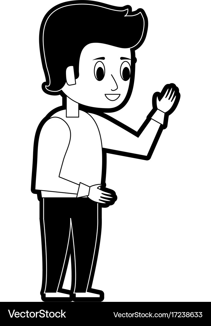 Man young adult icon image Royalty Free Vector Image