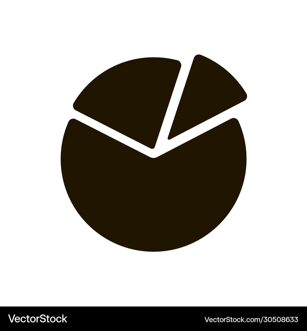 Profit chart icon in trendy flat style isolated Vector Image