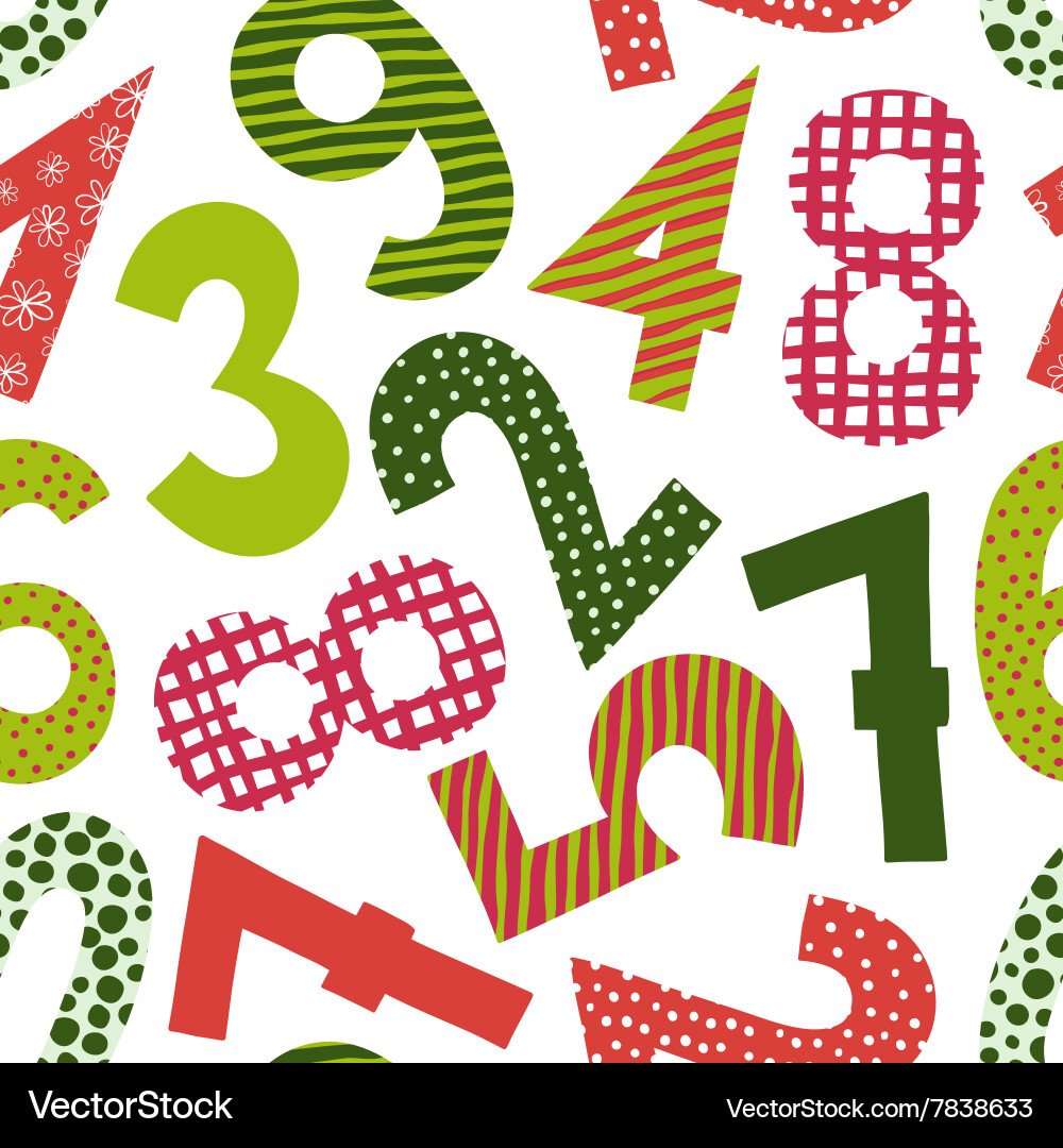 Set of numbers 0-9 letters Royalty Free Vector Image